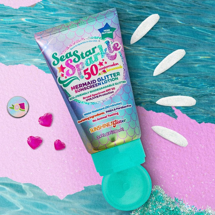 Sea Star Sparkle Mermaid SPF 50 Glitter Sunscreen – Daisy Village