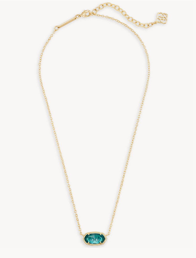 Elisa Pendant Necklace in London Blue | December – Daisy Village